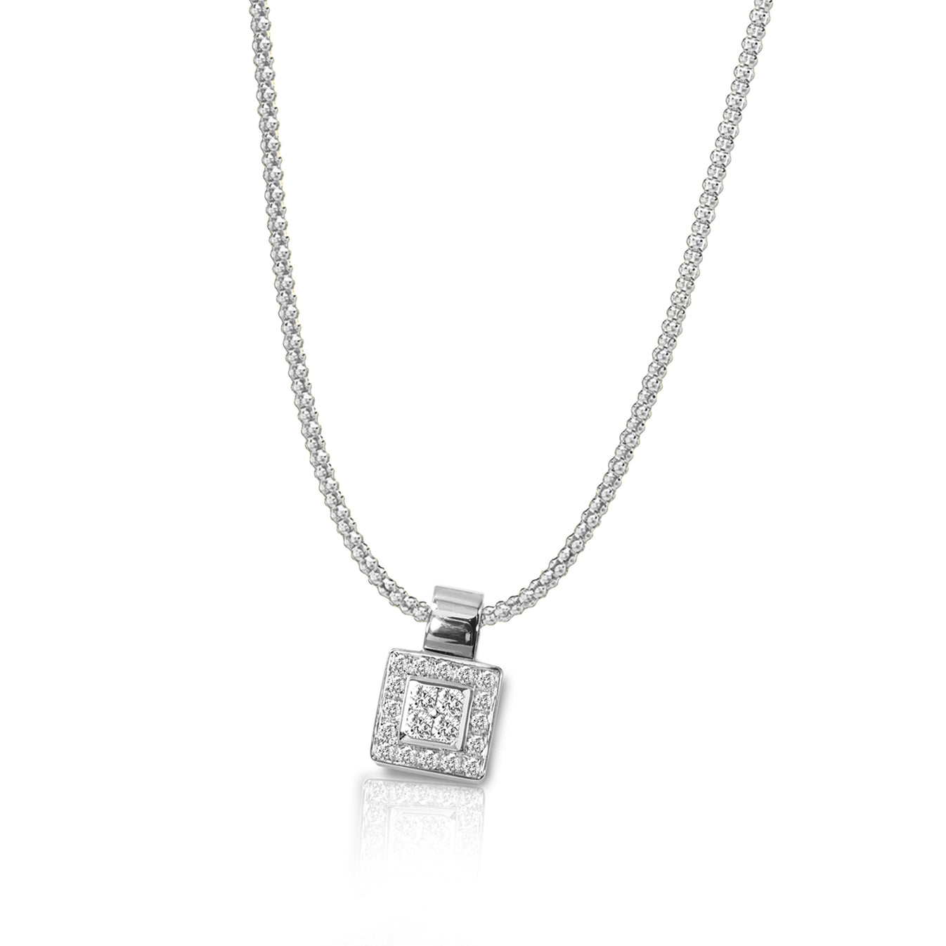 Luxurious 18K Gold Flanders Cut Diamond Pendant – Flanders Diamonds TH